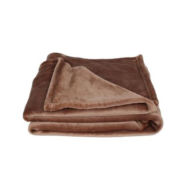 Achat Plaid - Marron pas cher. Retrait Gratuit ou Livraison à domicile ...