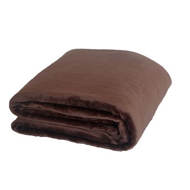 Achat Plaid - Marron pas cher. Retrait Gratuit ou Livraison à domicile ...