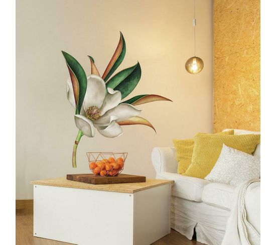 Sticker Mural Géant Magnolia Vintage - Stickers BUT