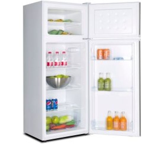 Réfrigérateur 2 Portes 206l Silver - Crf206p2s-11 - Réfrigérateur ...