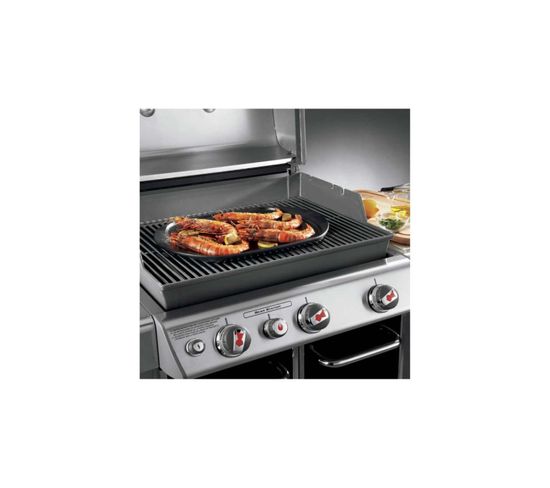 Plancha Weber - Céramique - 49x35cm - Accessoire pour barbecue et ...