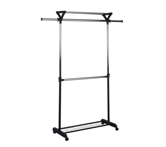 Portant MULTI Noir/Chrome - Portant et penderie BUT