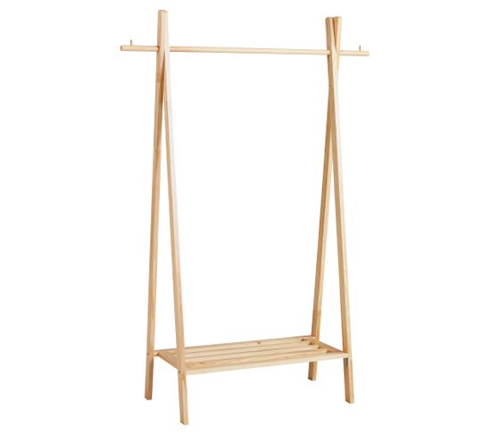 Portant H.160 SEQUOIA Naturel - Portant et penderie BUT