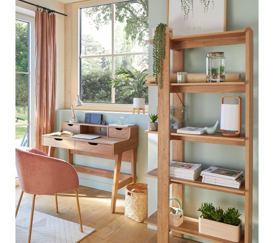 Lampe de bureau PIXIE Blanc/bois - Lampe de bureau BUT