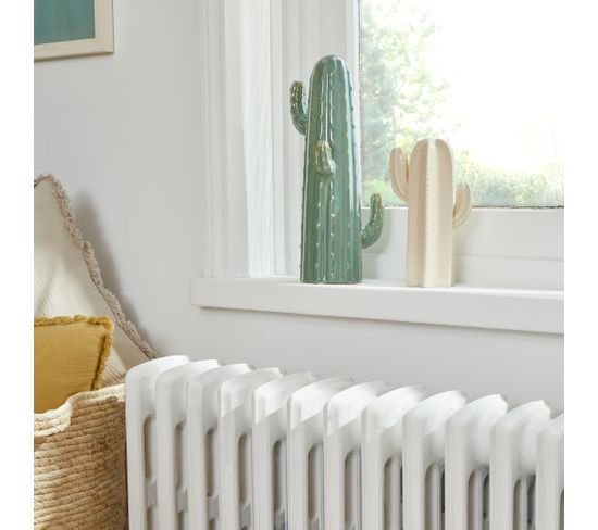 Statue cactus H. 33 cm UHAINA Vert - Statue - Objet à poser BUT