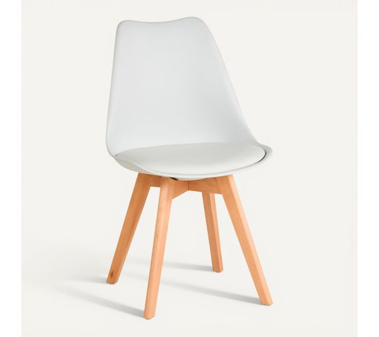 Chaise NORVEGE Blanc - Chaise BUT