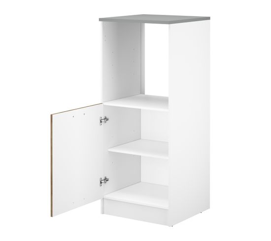 Demi-colonne four MALICE chêne nebraska - Colonne de cuisine BUT