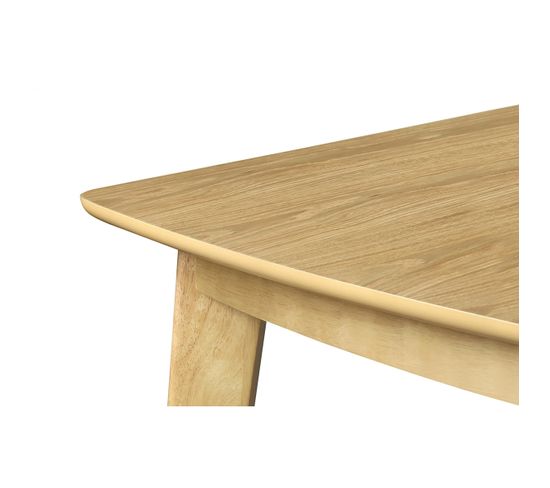 Table à Manger Extensible Scandinave En Bois Clair L150-200 Leena - Table BUT