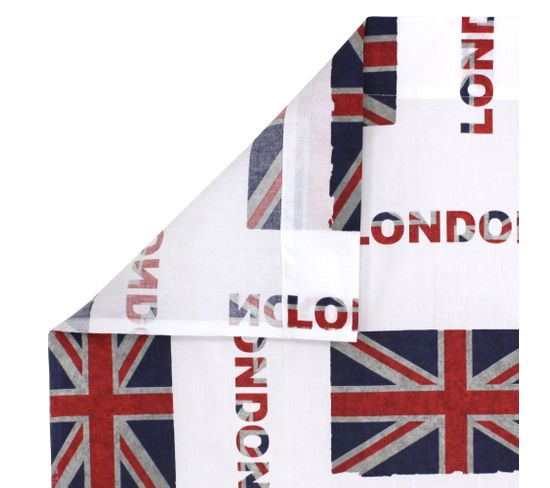 Drap Plat 180x290 Cm Coton Jack London City - Drap plat BUT