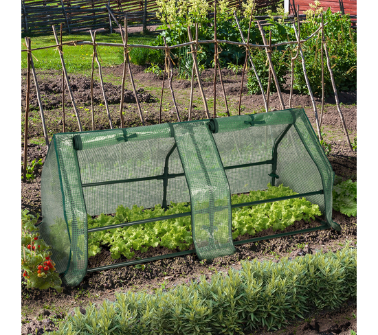 Serre Châssis De Jardin Spéciale Forçage L.120 Cm Verte - Serre de ...