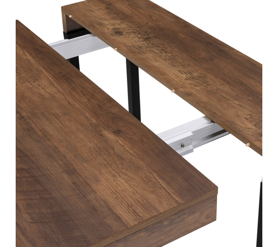 Table Console Extensible Toronto 14 Personnes 300 Cm Bois Foncé Design ...