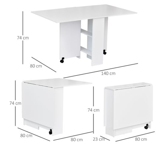 Table De Cuisine Pliable Amovible - Table BUT