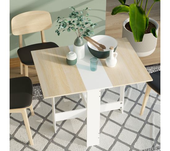 Table De Cuisine Pliable 103l X 76l X 74h Cm - Table BUT