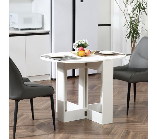 Table Pliable 2 Abattants - Table Ovale Extensible - Table BUT