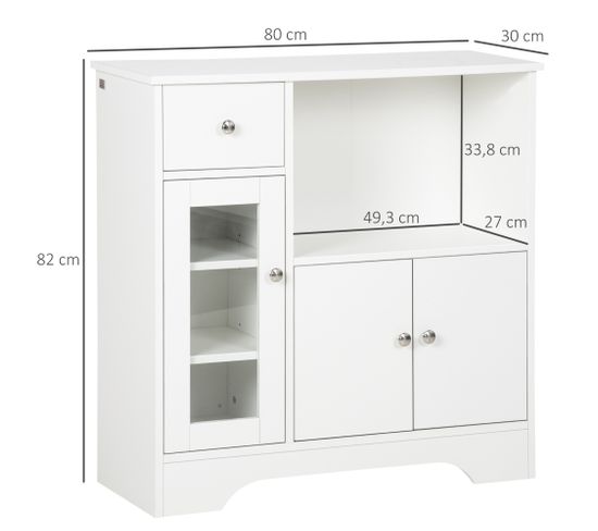Meuble De Cuisine Multi-rangement Blanc - Desserte BUT