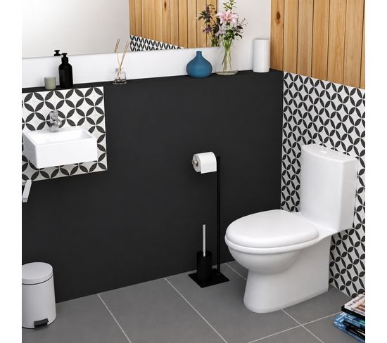 Pack Wc Clain Bride Sortie Horizontale - H75,8xl34,6x59,5cm - Céramique ...