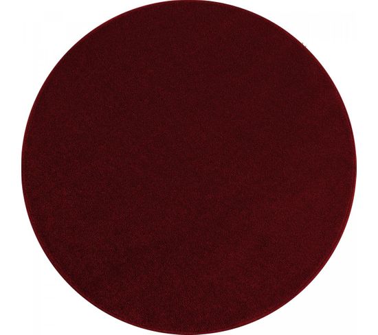 Tapis Salon 160x160 Rond Soula Rouge - BUT