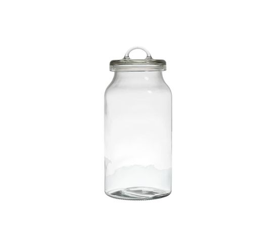 Bocal Rond En Verre "couvercle" 2,7l Transparent - Art de la table BUT