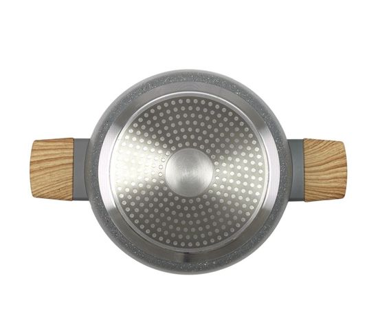 Faitout Aluminium "forgé" 24cm Gris - Casserole - Poêle - Wok BUT