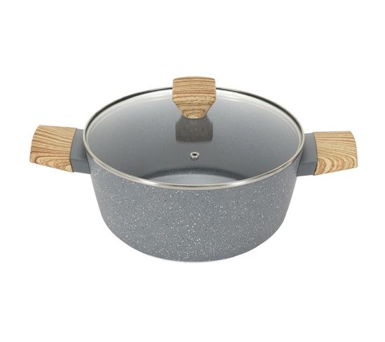 Faitout Aluminium "forgé" 24cm Gris - Casserole - Poêle - Wok BUT