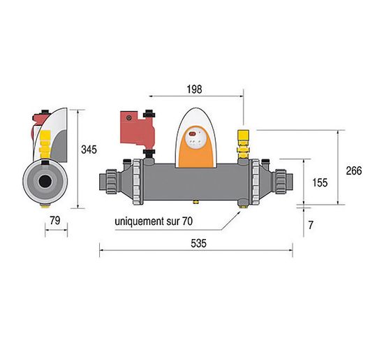 Echangeur Thermique 40kw Multitubulaire - Heat Line Plus 40 - Entretien ...
