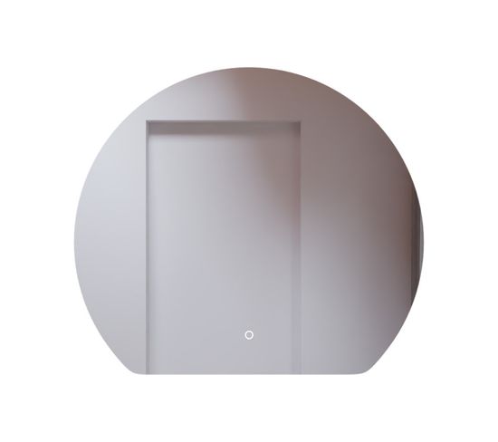 Miroir Lumineux Demi-cercle Avec Antibuée Eclipse 60 Cm - Miroir BUT