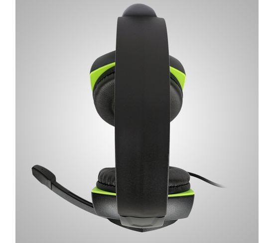 Casque Pro Gamer Basic Ams H555 Vert LED - 40mm Power Bass Avec Micro ...