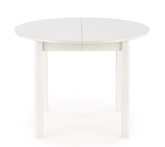 Table De Salle à Manger Ronde Blanche Avec Rallonge Carene - Table BUT