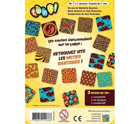 Jeu De Société Twin It - Jeux - Jouets BUT