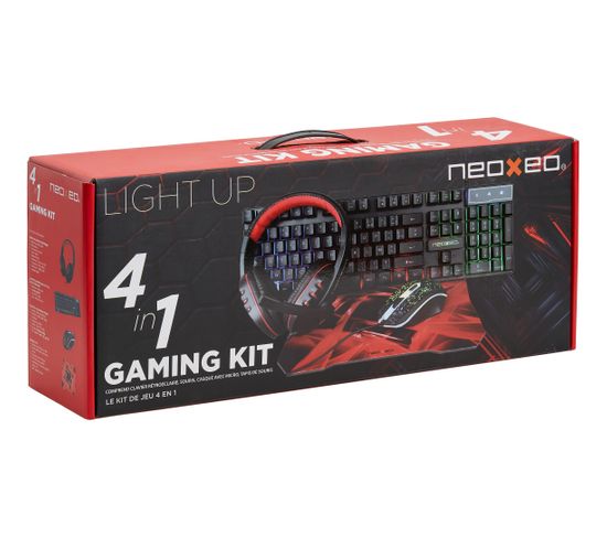 Pack gaming 4 en 1 NEOXEO GAMING KIT 4 EN 1 - Clavier BUT