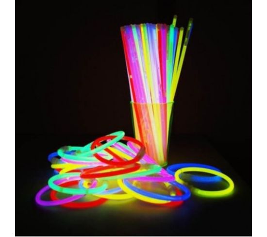 100 Bâtons Fluorescents Avec Connecteurs - Illuminez Vos Moments Avec ...