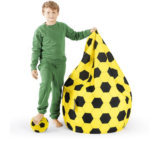 Pouf Colorfoot XL Jaune - Pouf - Poire BUT