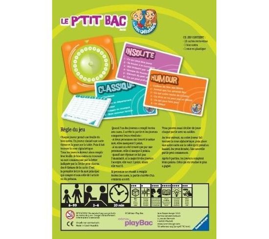 Jeu De Société Les Incollables P'tit Bac - Jeux - Jouets BUT
