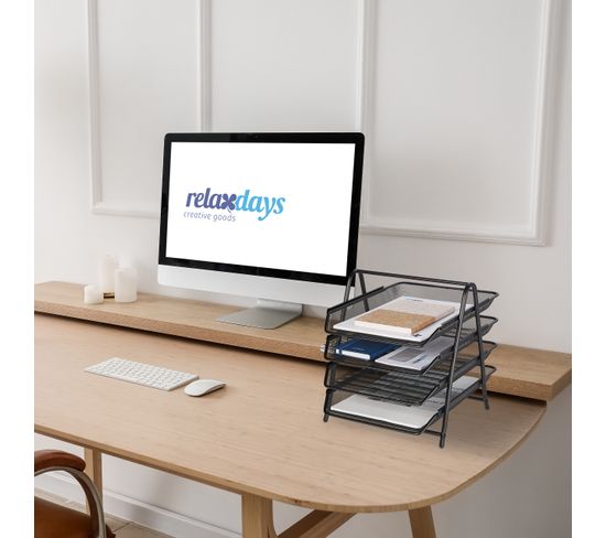 Range-documents Avec 4 Compartiments - Accessoire de bureau BUT