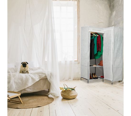 Armoire De Coins En Tissu - Portant et penderie BUT