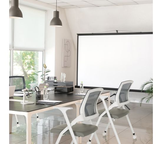 Chaise Pliante Priority Ii W Pu Gris - Chaise BUT