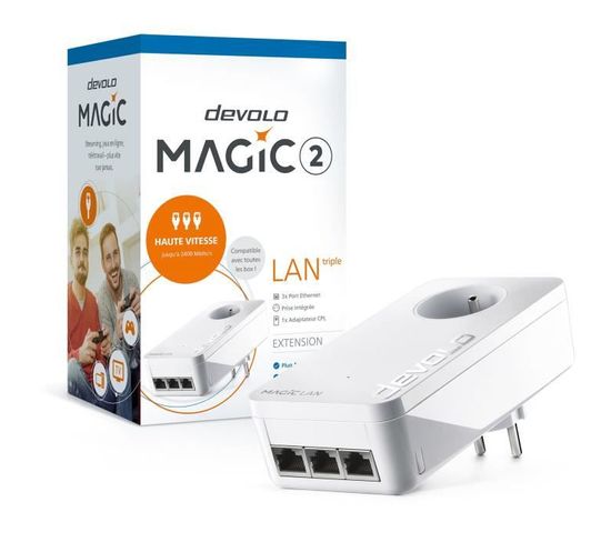 Cpl Magic 2 Lan Triple Extension Jusqu'a 2400 Mbits/s - 8503 - Toute l ...