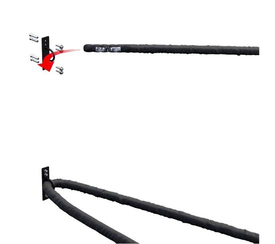 Corde Crossfit Ondulatoire Pro 12 M Et 5 Cm De Diamètre Crossfast ...