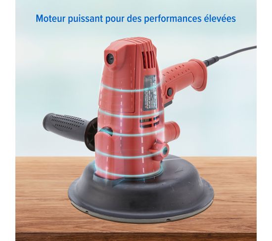 Ponceuse Murale Pour Placo et Plâtre 710w 6 Vitesses Réglables Avec ...