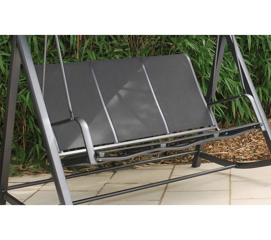 Balancelle De Jardin Suspendue Kedline 3 Places Mwh® - Balancelle ...