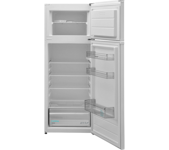 Réfrigérateur 2 Portes 54cm 213l Nano Frost Blanc - Sjftb01itxlf ...