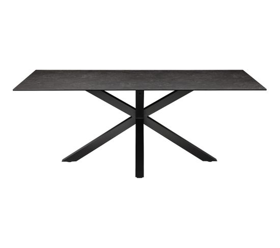 Table de séjour L.200cm BALA gris céramique - Table BUT