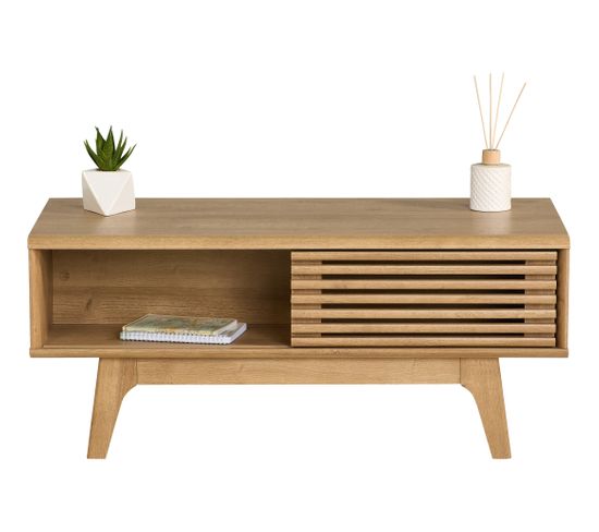 Table basse BAYA imitation chêne - Table basse BUT