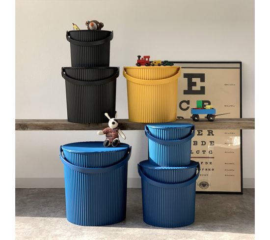 Seau Omni Outil M 10l Noir - Boite de rangement BUT