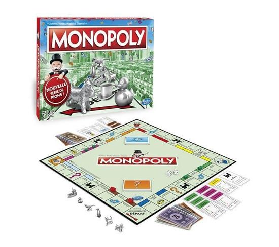 Jeu De Plateau Monopoly Classique Version Française À Partir De 8 Ans ...