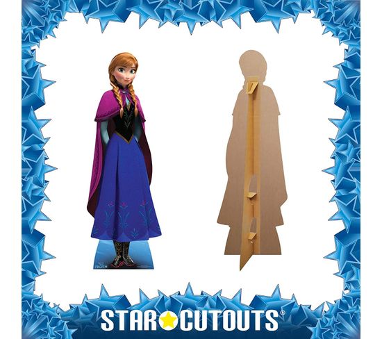 Figurine En Carton Anna La Reine Des Neiges Disney Les Mains Dans Les ...