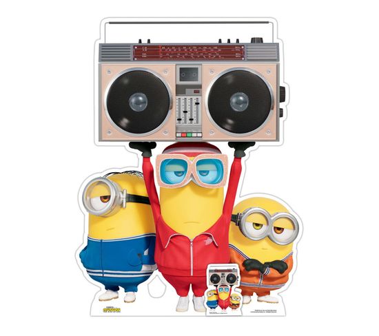 Figurine En Carton Groupe De Musique Boombox - Les Minions 2 : Il Était ...