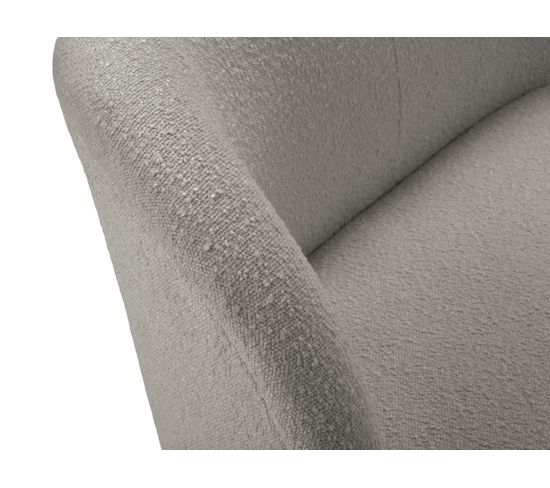 Canapé "saamit", 2 Places, Gris, Bouclé - Canapé BUT