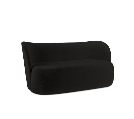 Canapé "saamit", 3 Places, Noir, Bouclé - Canapé BUT