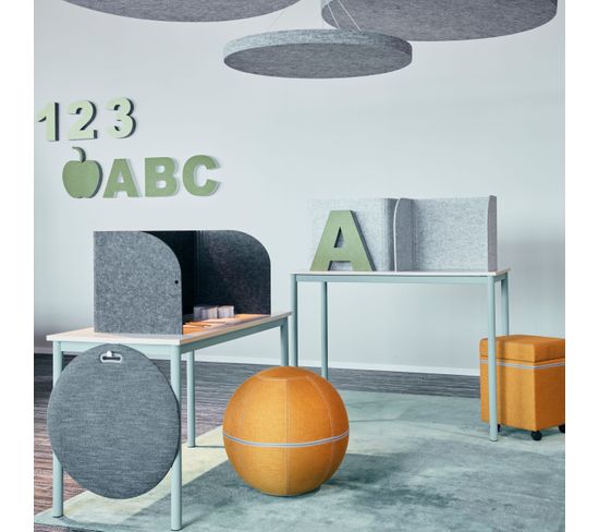 Séparateur écran FOLD IT L.50 BUT PRO gris foncé. - Accessoire de ...